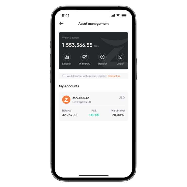 Zooe.com | Account Types | Standard Accounts | Features